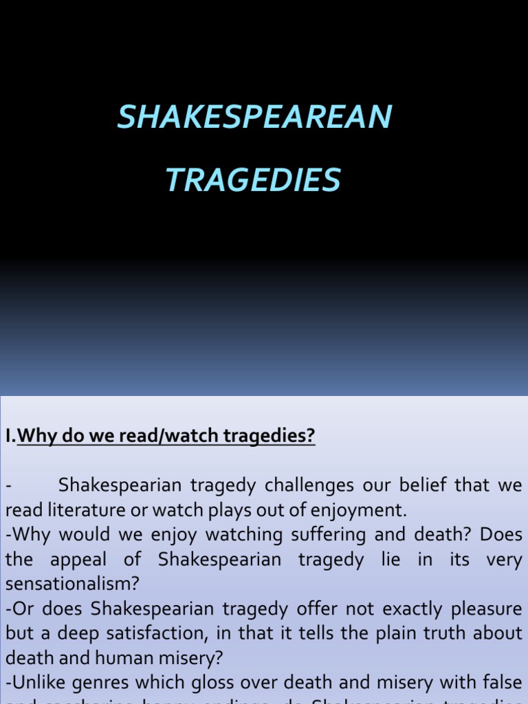 The Tragedies | PDF | Tragedy | Shakespearean History
