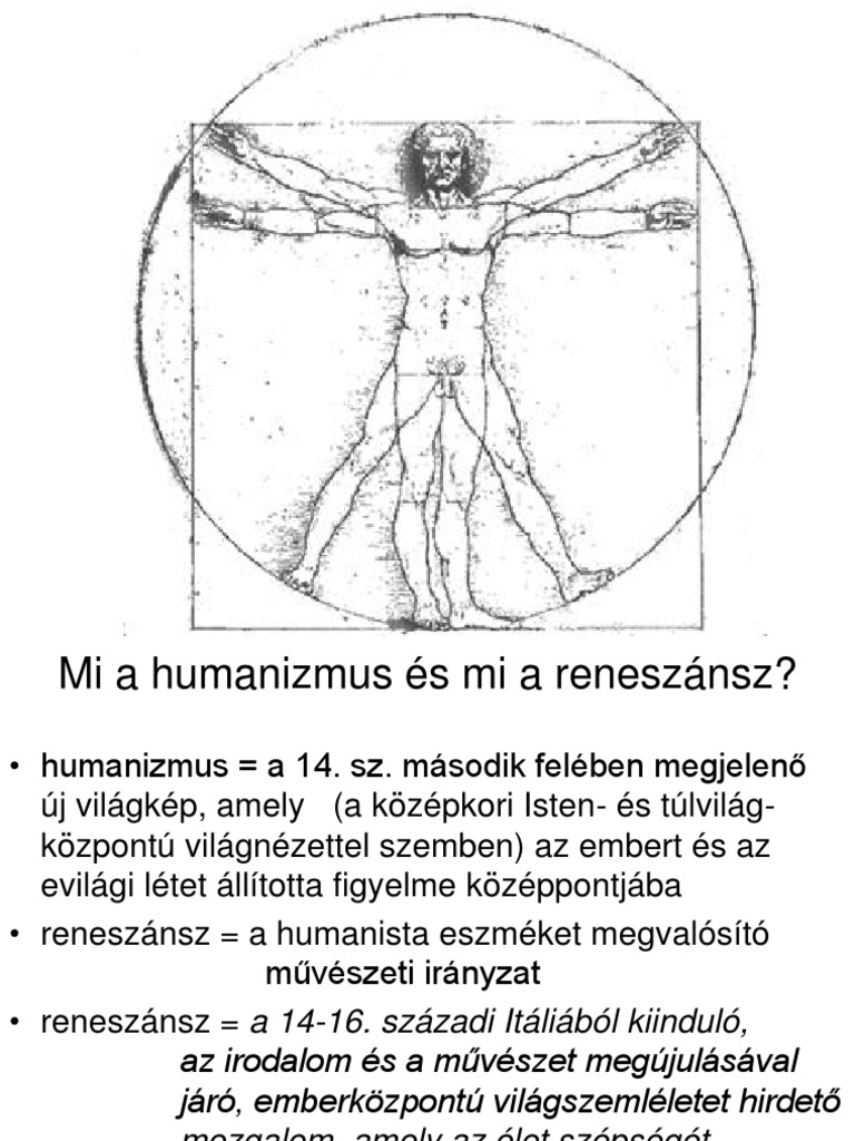 A Humanizmus És A Reneszánsz | PDF
