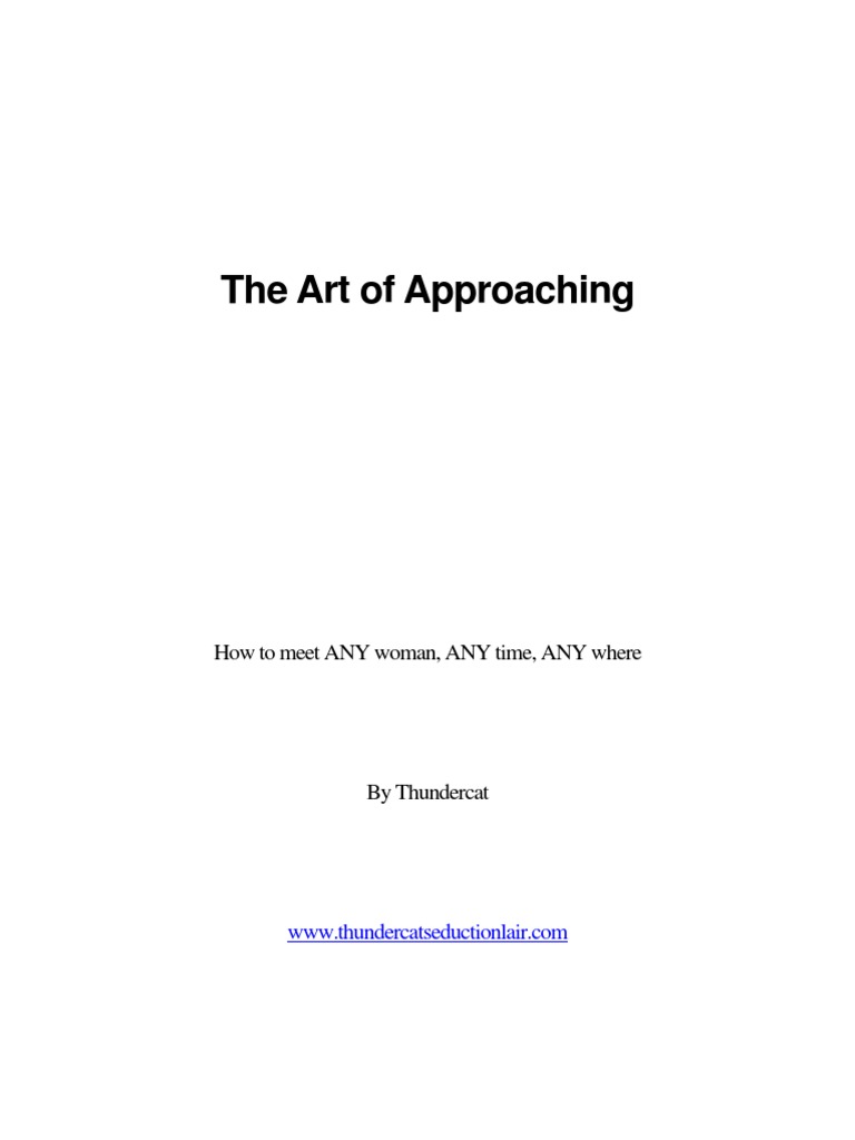 Sex Seduction Dating Thunder Cat Art Of Approaching Pdf Body