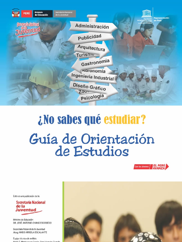Guia de Orientacion de Estudios | PDF