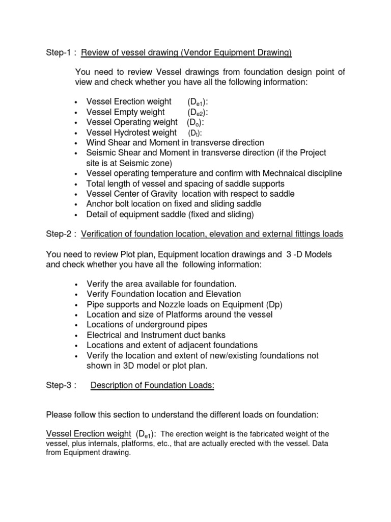 Vessel Foundation Design Guide | PDF | Friction | Shear Stress