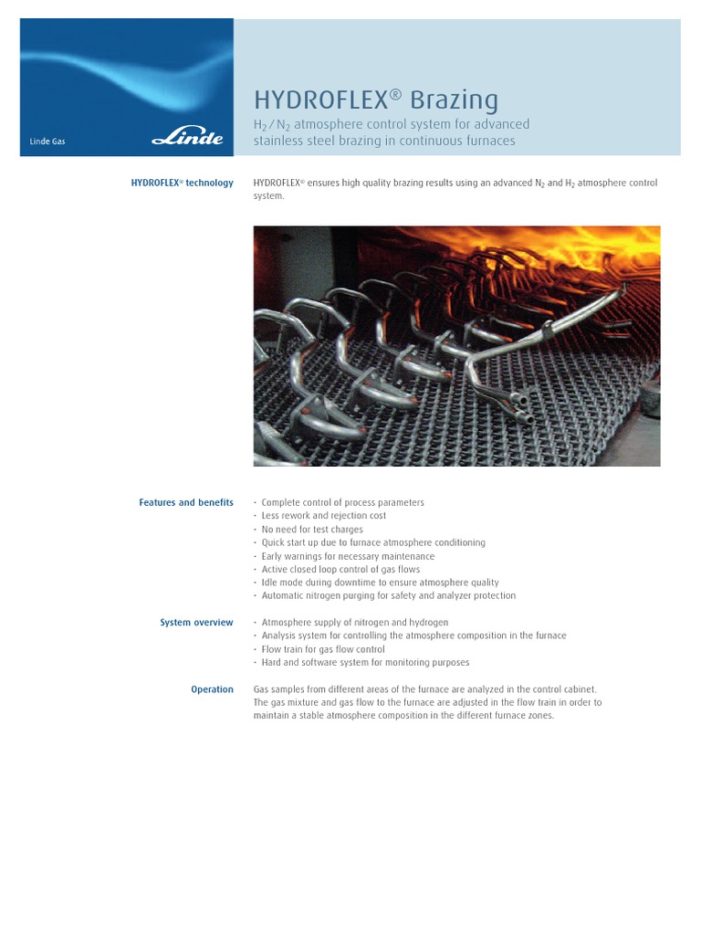 Hydroflex Brazing: H N Atmosphere Control System For Advanced Stainless Steel Brazing in ...