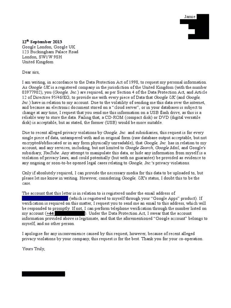 Letter To Google | PDF | Web Portals | Internet Search Engines