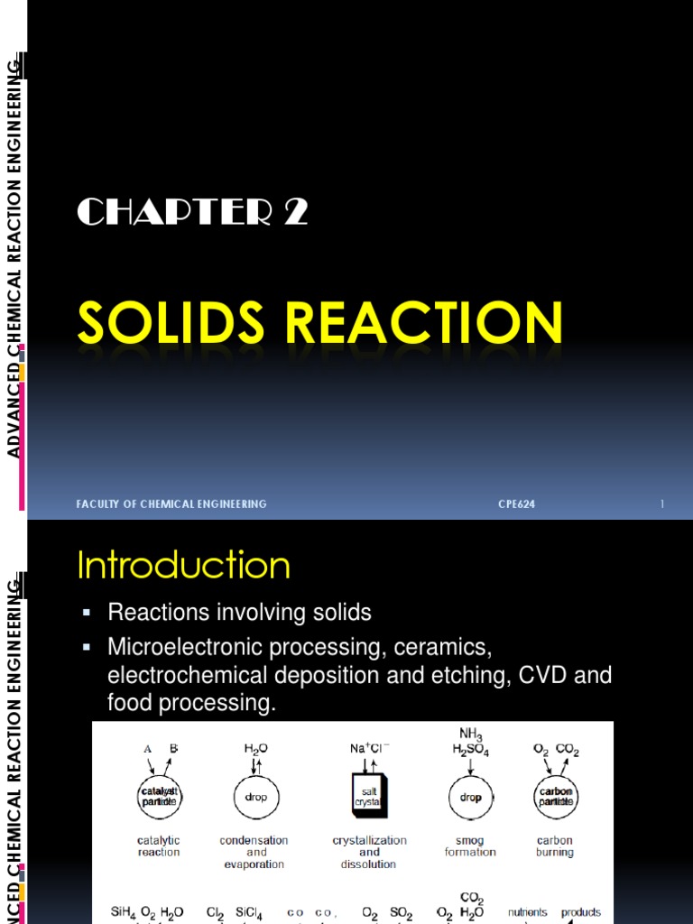 CH 3 - Solids Reaction | PDF | Silicon | Physical Sciences