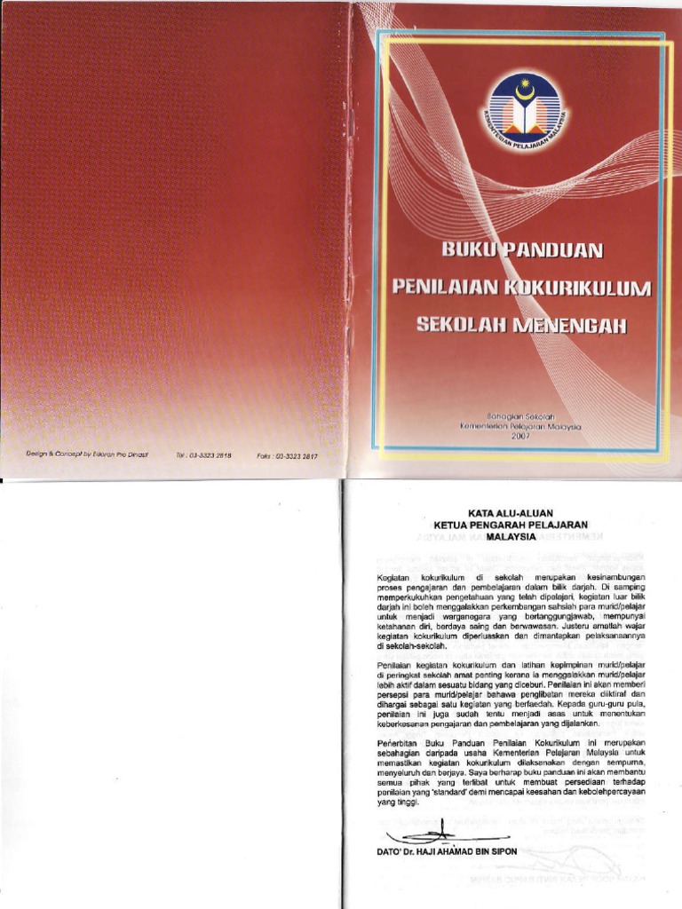 Buku Panduan Penilaian Kokurikulum | PDF