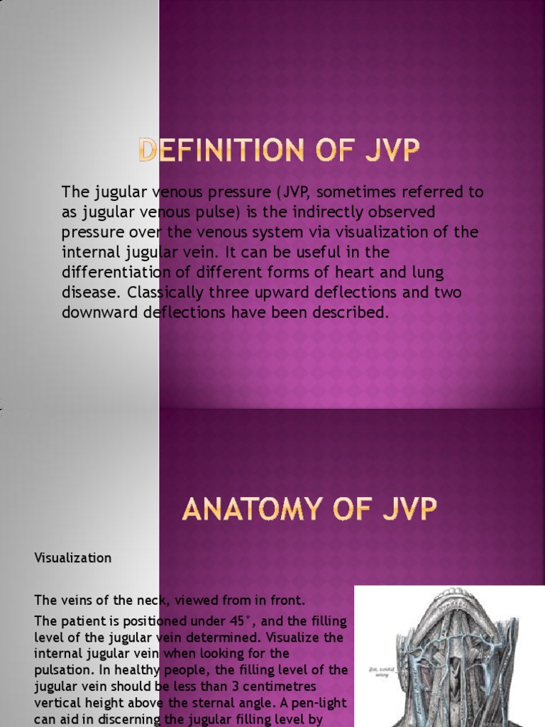Definition of JVP | PDF | Atrium (Heart) | Cardiovascular Physiology
