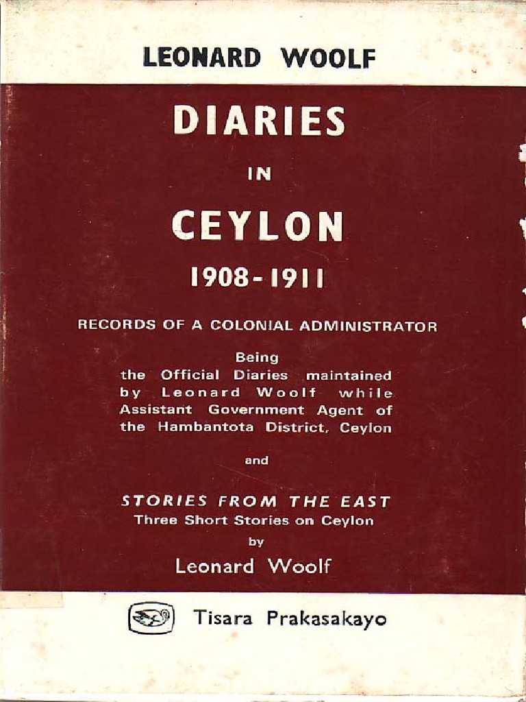 Woolf Diaries in Ceylon PDF | PDF
