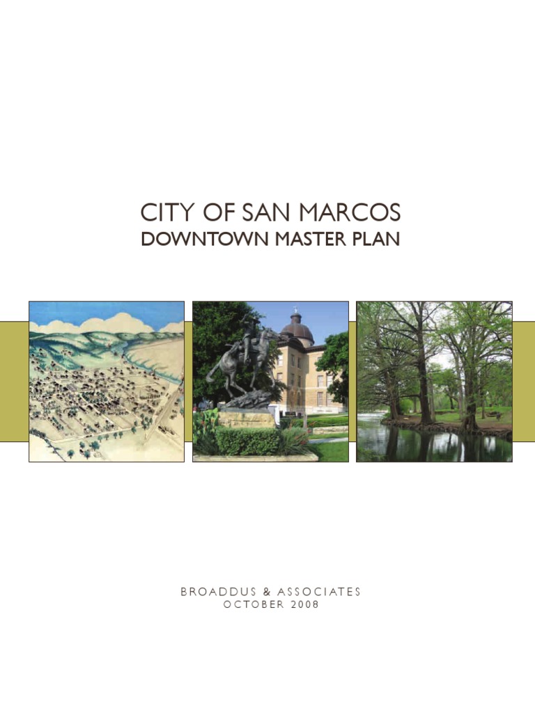 San Marcos Downtown Master Plan | PDF | Zoning | Texas