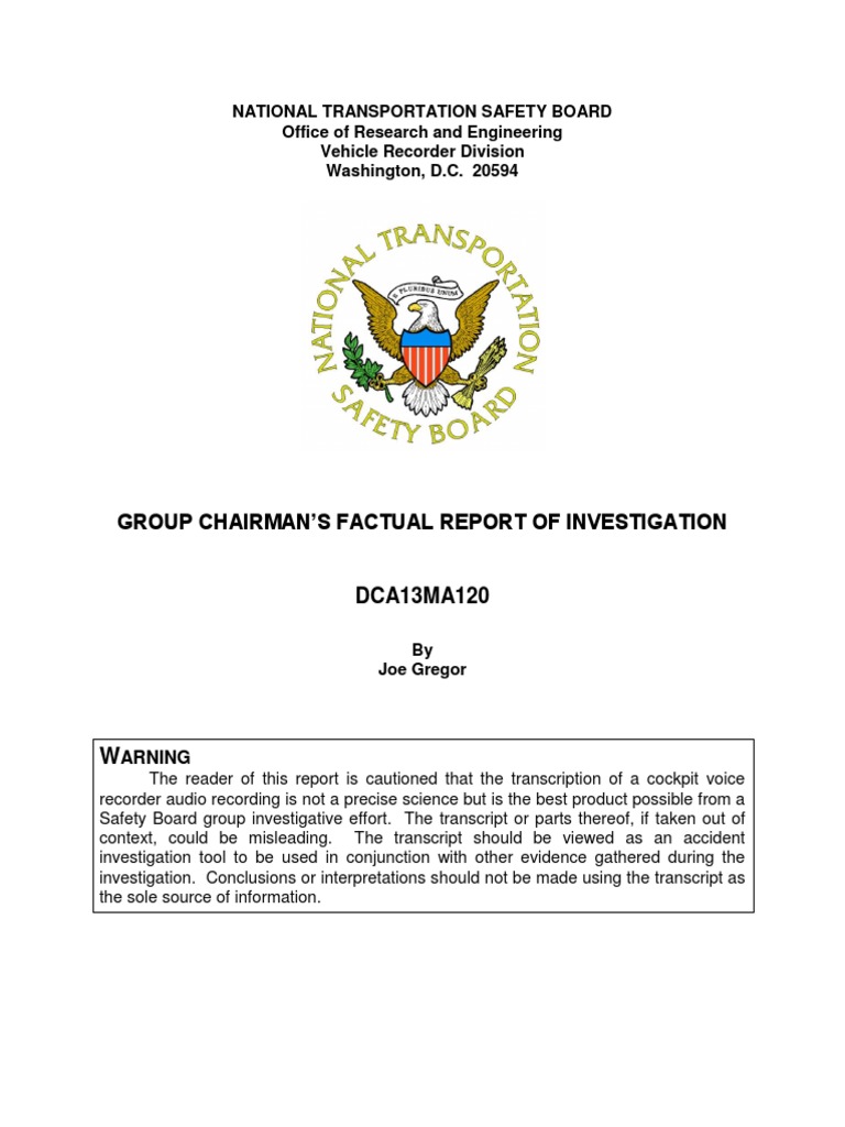 Asiana Flight 214: Cockpit Voice Recorder Transcript | PDF | National ...