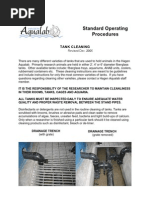 Water Tank Cleaning Method of Statement | PDF | Water | Disinfectant