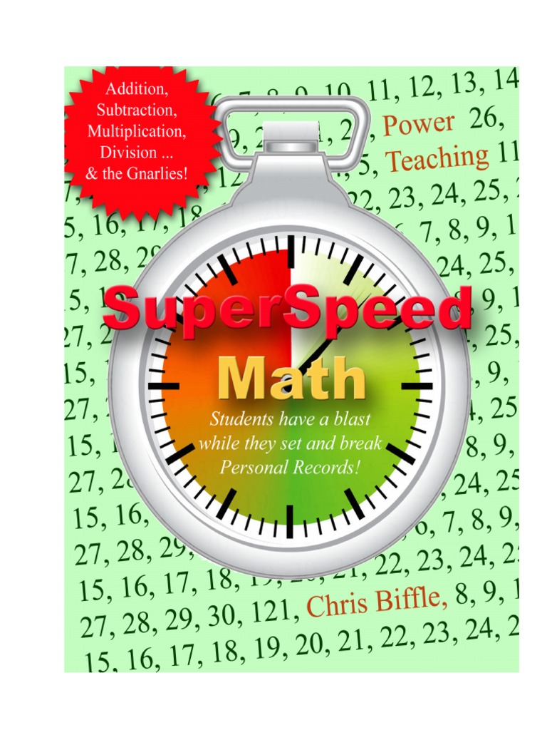 Super Speed Math | PDF | Multiplication | Teaching Mathematics