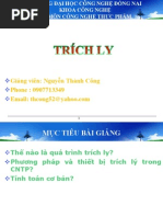 Qua Trinh Trich Ly | PDF