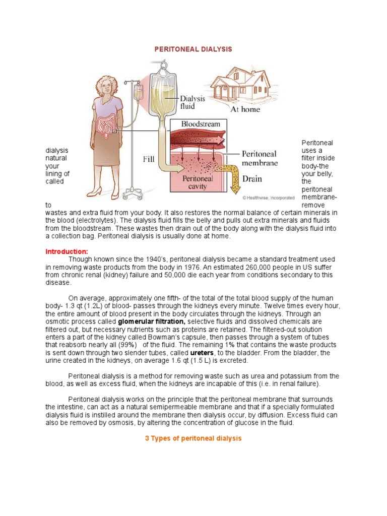 Peritoneal Dialysis | PDF | Dialysis | Kidney