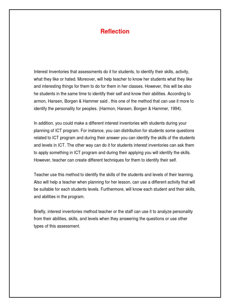 Reflection - Task 2 | PDF