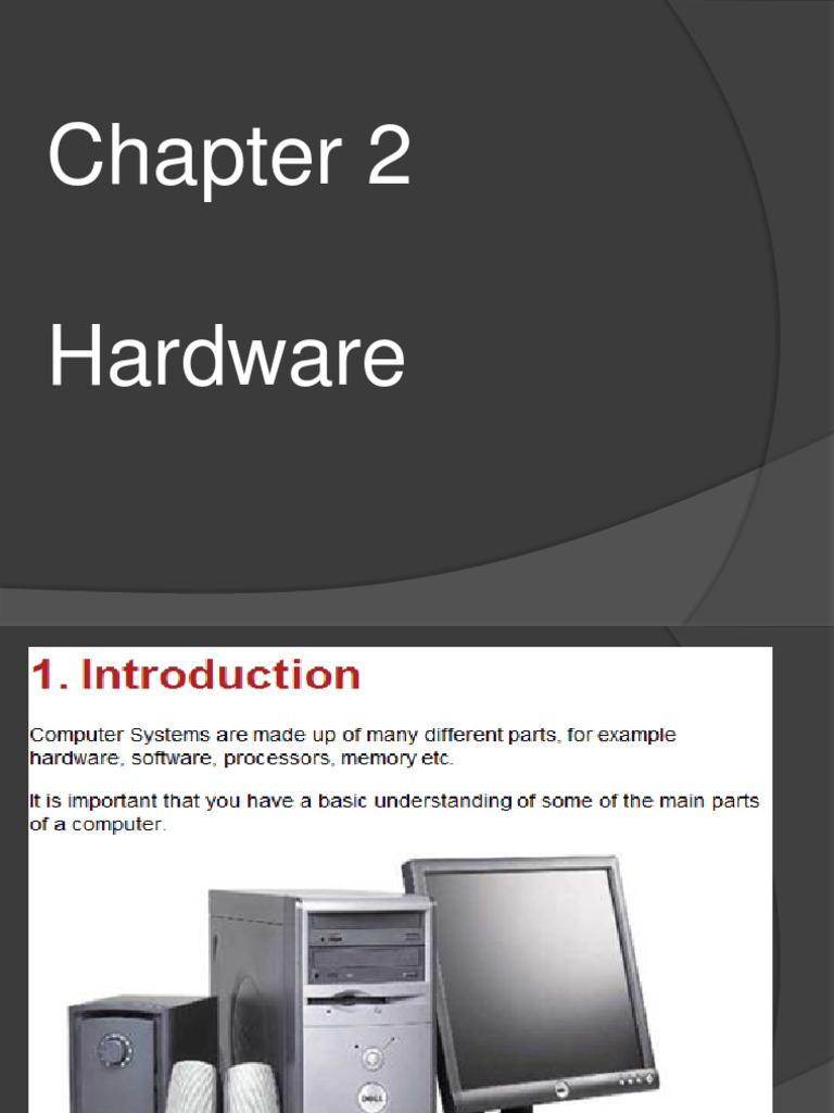 GR 9 Chapter 2 Hardware | PDF | Computer Data Storage | Random Access ...
