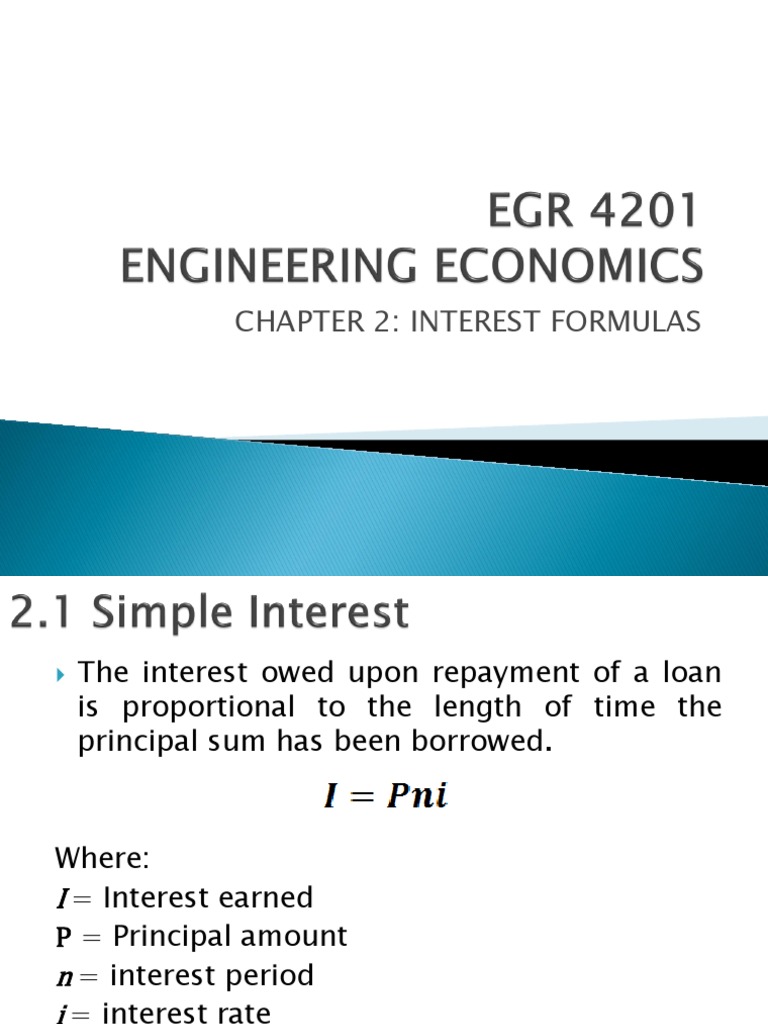 ENGINEERING ECONOMICS | Compound Interest | Interest