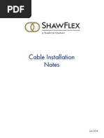 Cable Tray Installation Guidelines | PDF | Rope | Tension (Physics)
