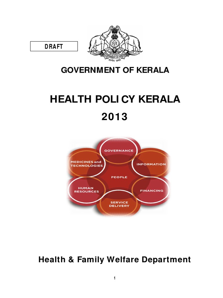 Kerala Health Policy | Primary Care | Preventive Healthcare