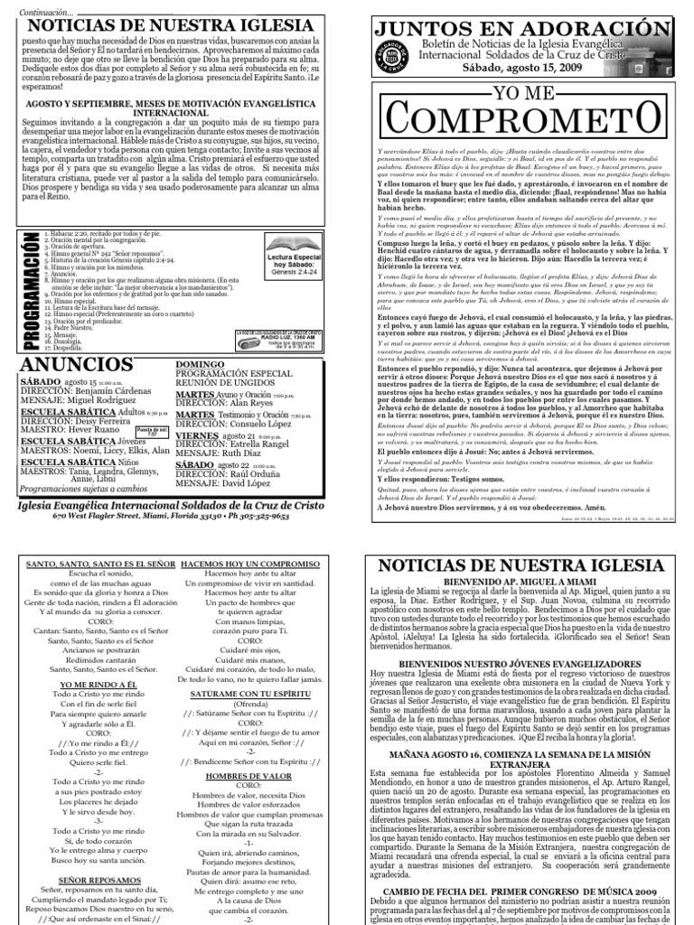 Yo Me Comprometo | PDF | Cristo (título) | Oración