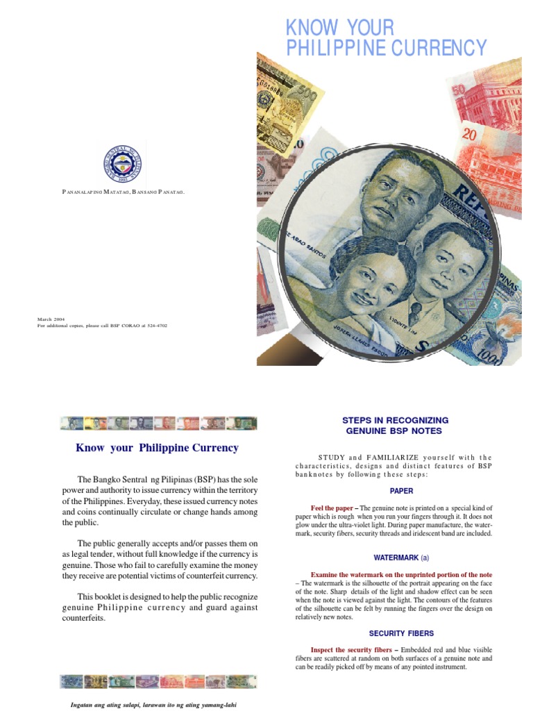 Know Your Currency | PDF