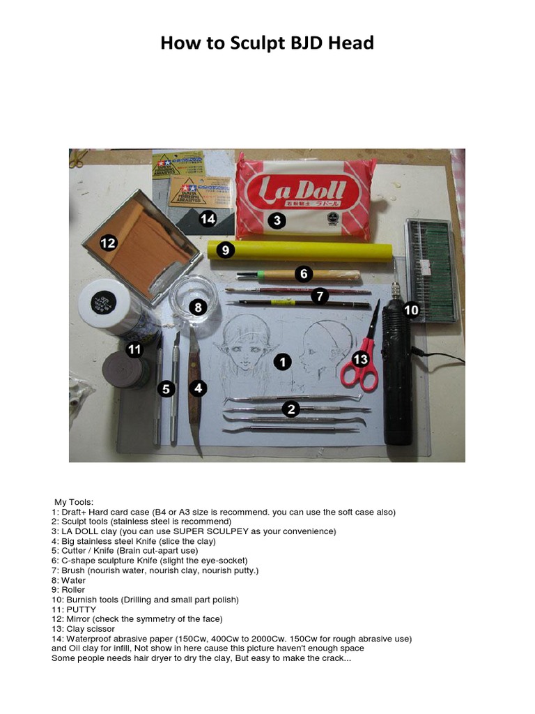 How To Sculpt BJD Head | PDF | Nature