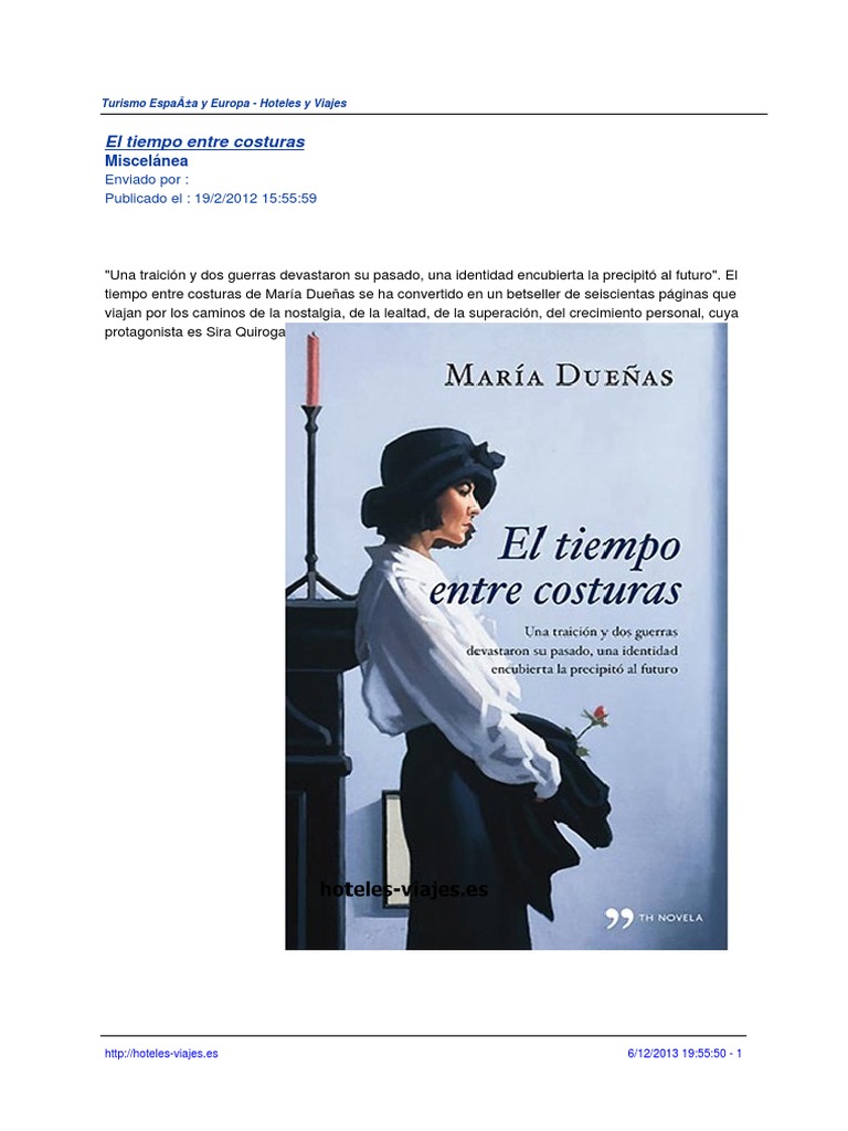 El Tiempo Entre Costuras | PDF