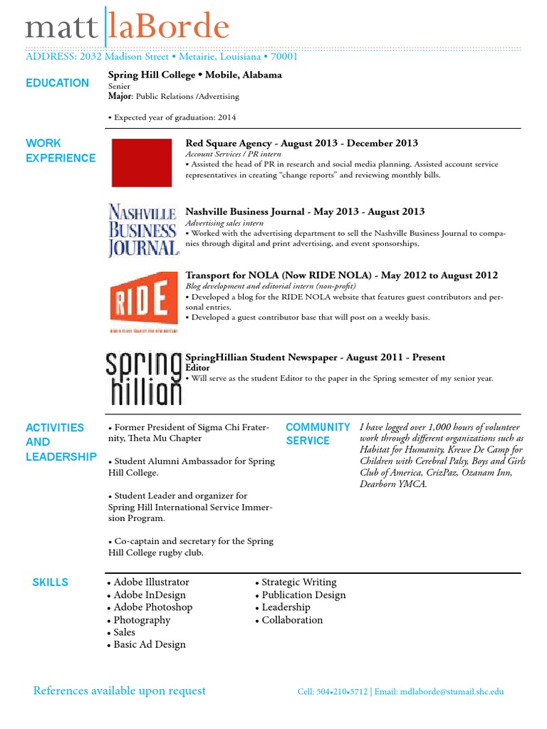 Laborderesume2013 2014 | PDF