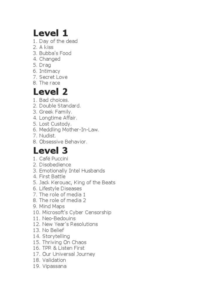 Original Effortless English List | PDF Original Effortless English List | PDF