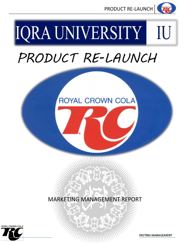 RC Cola Relaunch | PDF | Marketing | Economies