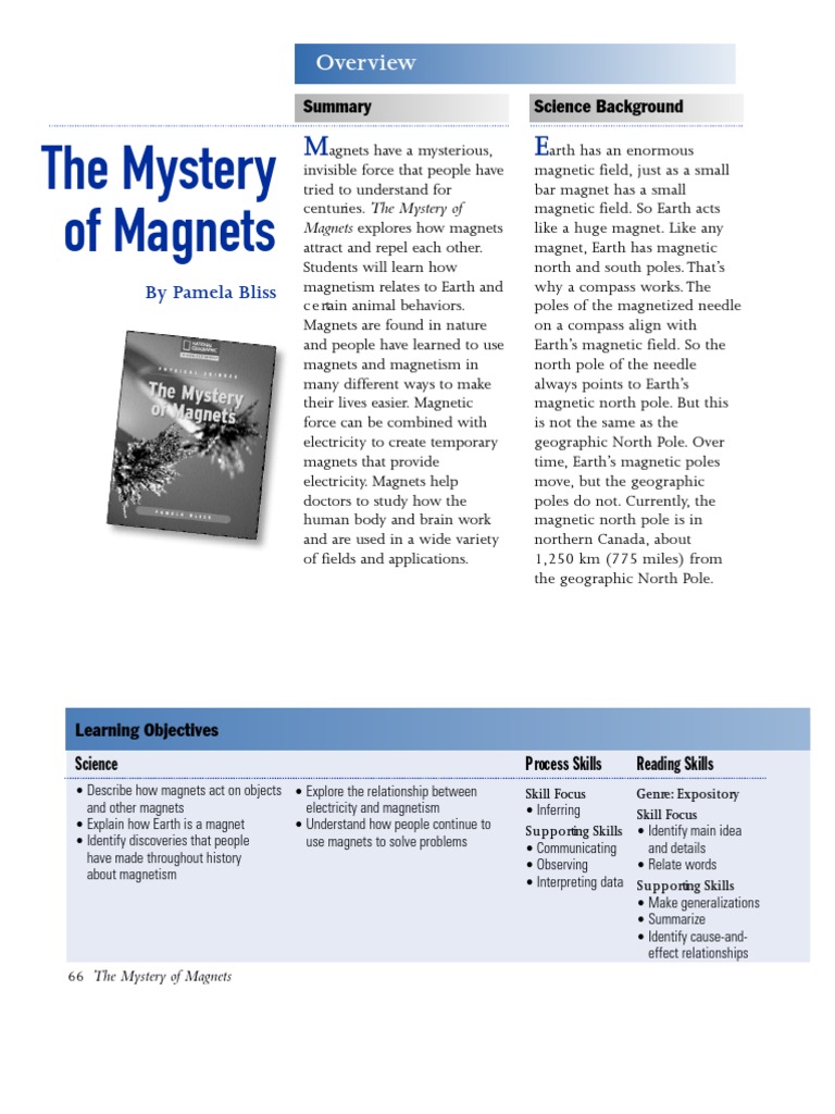 The Mystery of Magnets | PDF | Compass | Magnet