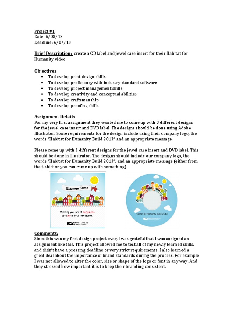 Project 1 | PDF | Career & Growth | Art