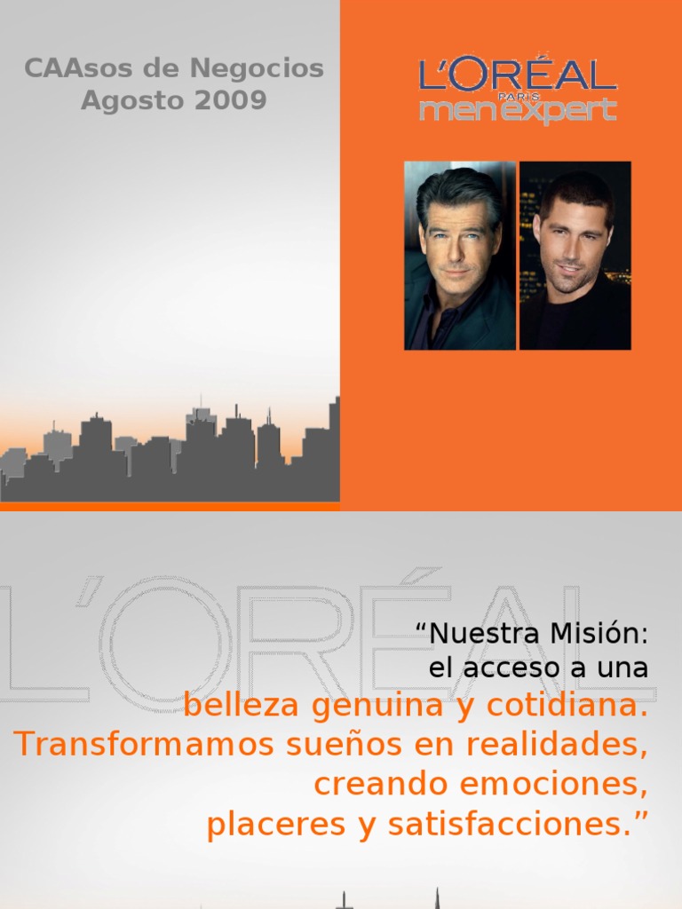 Estrategia Marca Loreal para Hombres | PDF | Marketing | Business