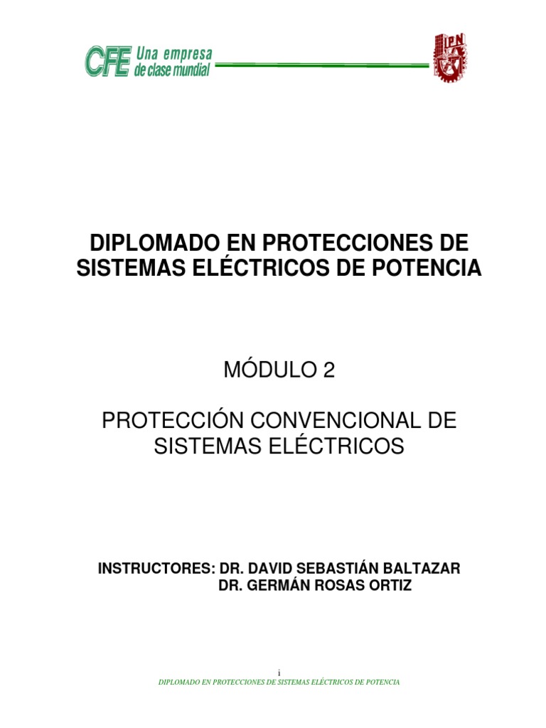 Protecciones Digitales Modulo II | PDF | Corriente eléctrica ...