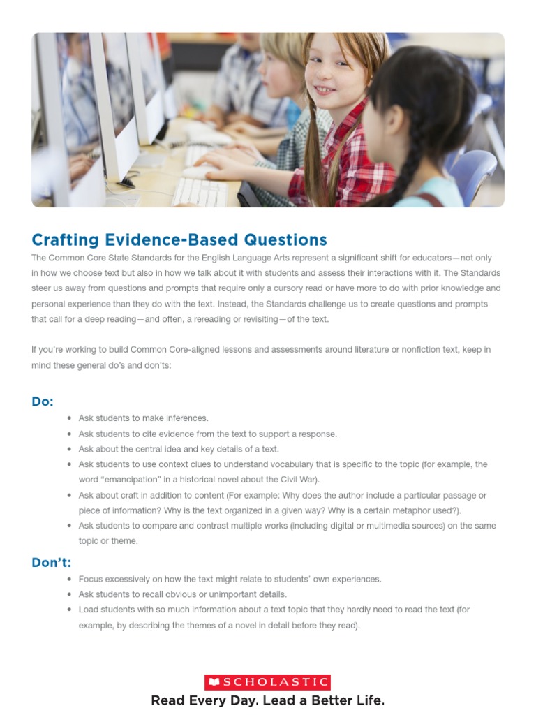 Evidence Based Questions | PDF | Books | Social Psychology