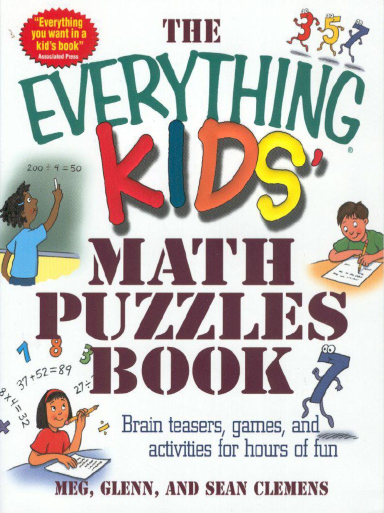 Everything Kids Math Puzzles Book