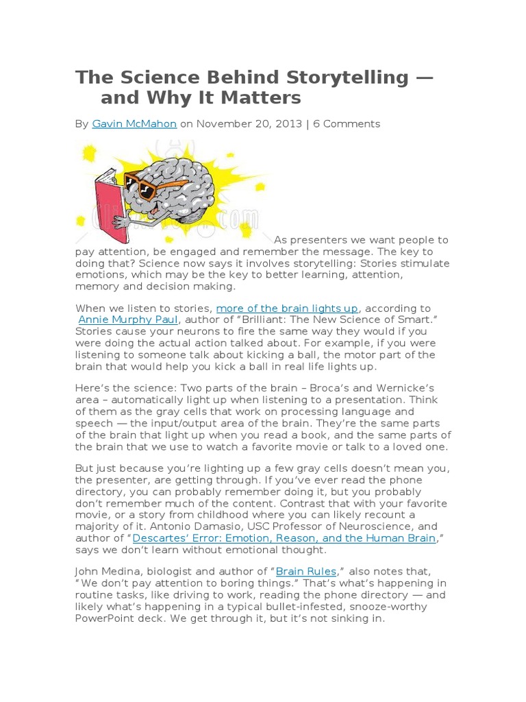 The Science Behind Storytelling | PDF