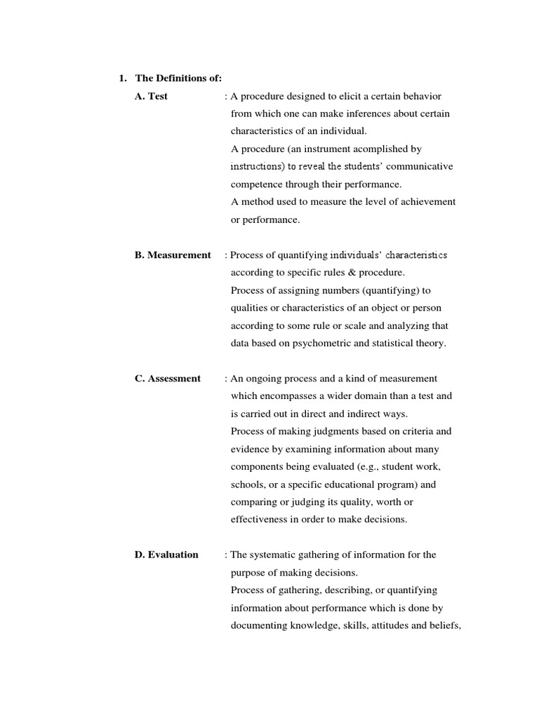 Test Development and Evaluation Guide | PDF | Educational Assessment ...