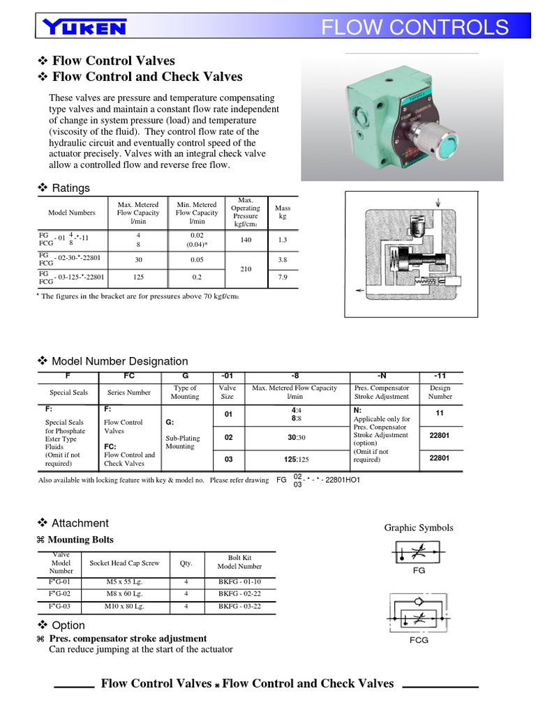 223 Flow Control and Check Valve | PDF | Valve | Viscosity
