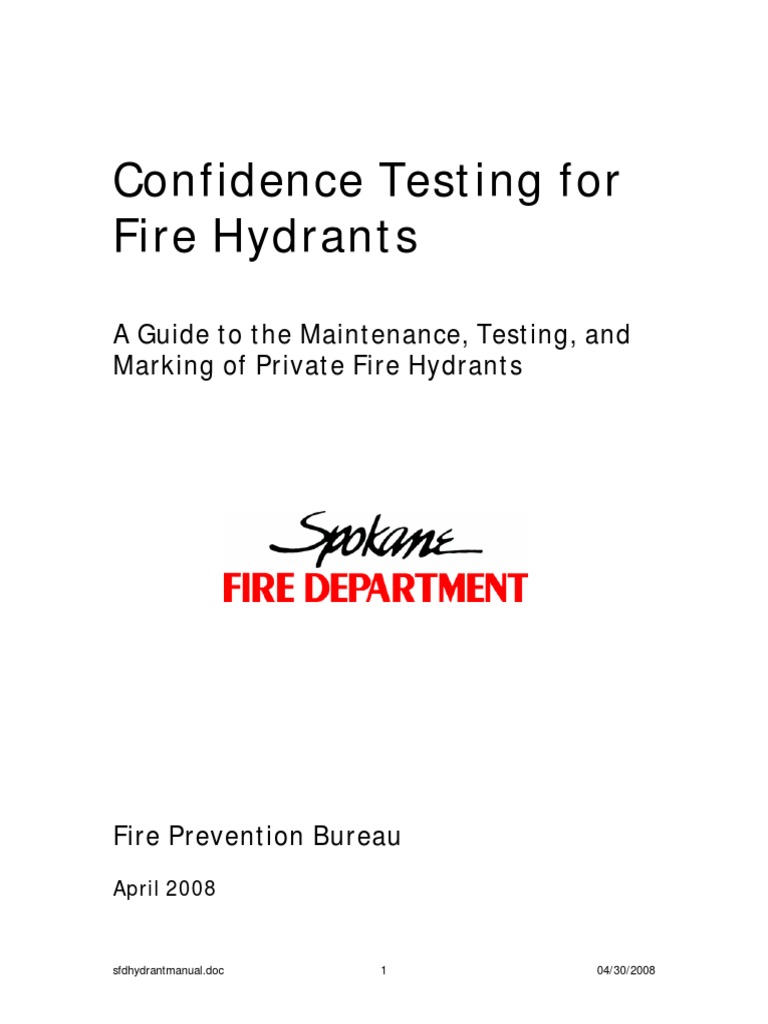 Fire Hydrant Specs | PDF | Pressure | Liquids