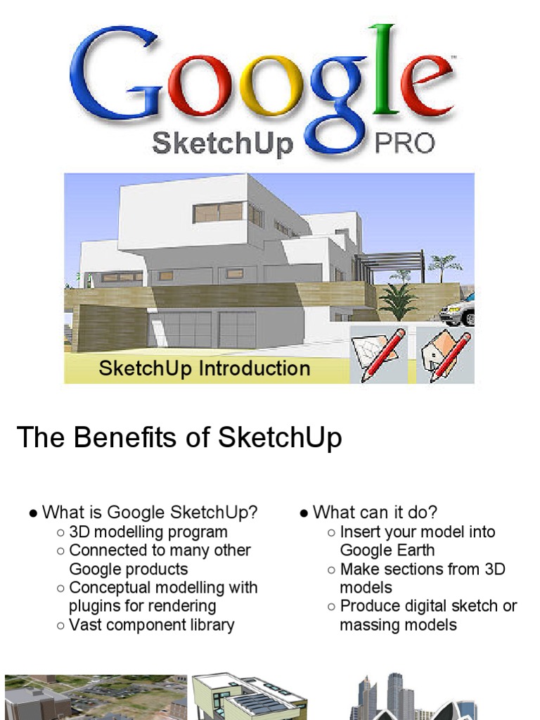 Google SketchUp | PDF | Sketch Up | 3 D Modeling