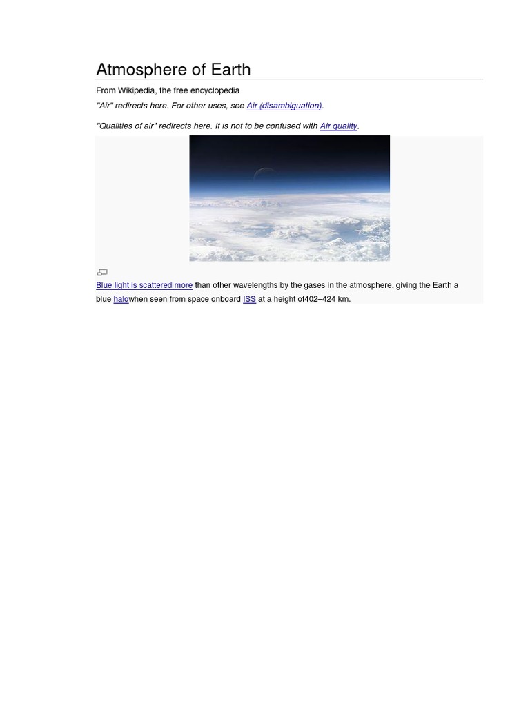 Atmosphere of Earth | PDF | Atmosphere Of Earth | Stratosphere
