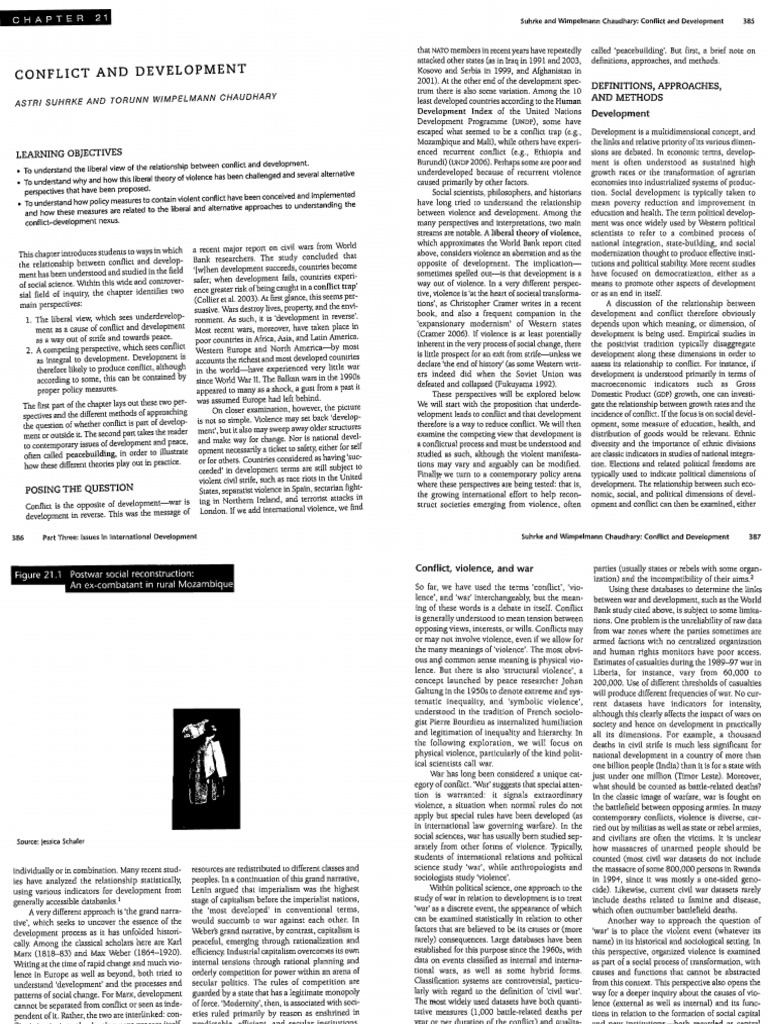 Conflict and Development | PDF | Rebellions | Hutu