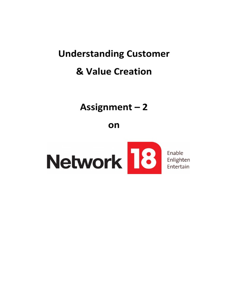 Network 18 Company Analysis | PDF | Cnbc | Television Industry
