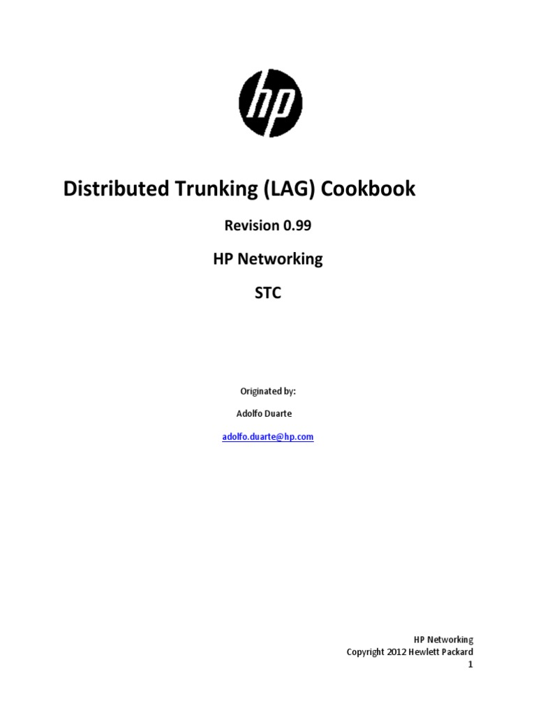 Distributed Trunking Cookbook | PDF | Network Topology | Port (Computer ...
