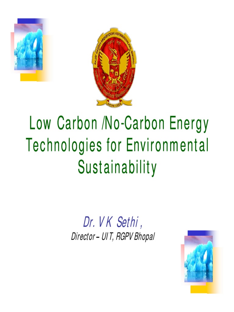 Low Carbon Energy Technologies Overview | PDF | Clean Development ...