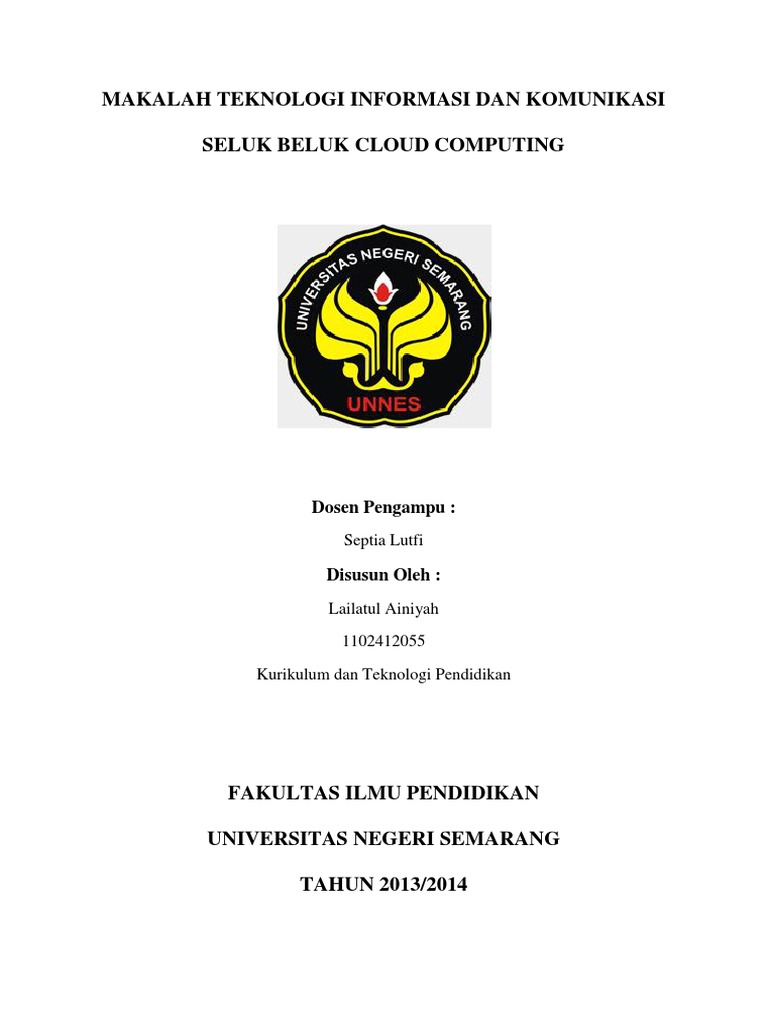 Makalah Cloud Computing | PDF