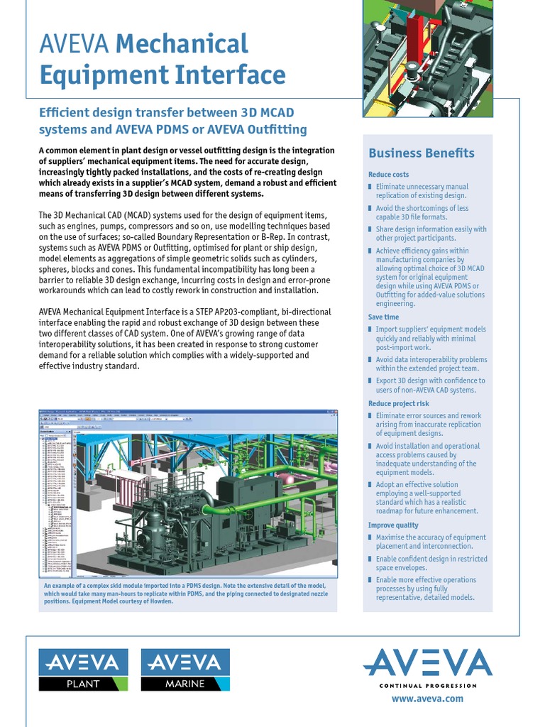 AVEVA Mechanical Equipment Interface | PDF | 3 D Modeling | Computer ...