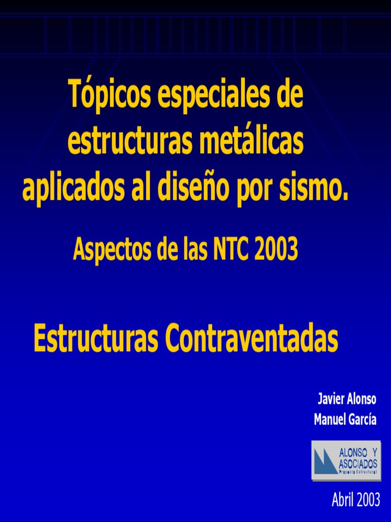 Tipos de Contraventeos en Estructuras | PDF | Pandeo | Elasticidad (Física)