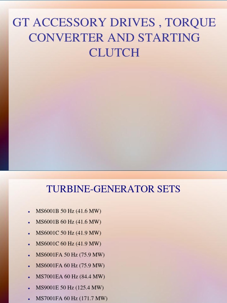 GT Acesssory, Torque Converter | PDF | Mechanical Engineering | Machines