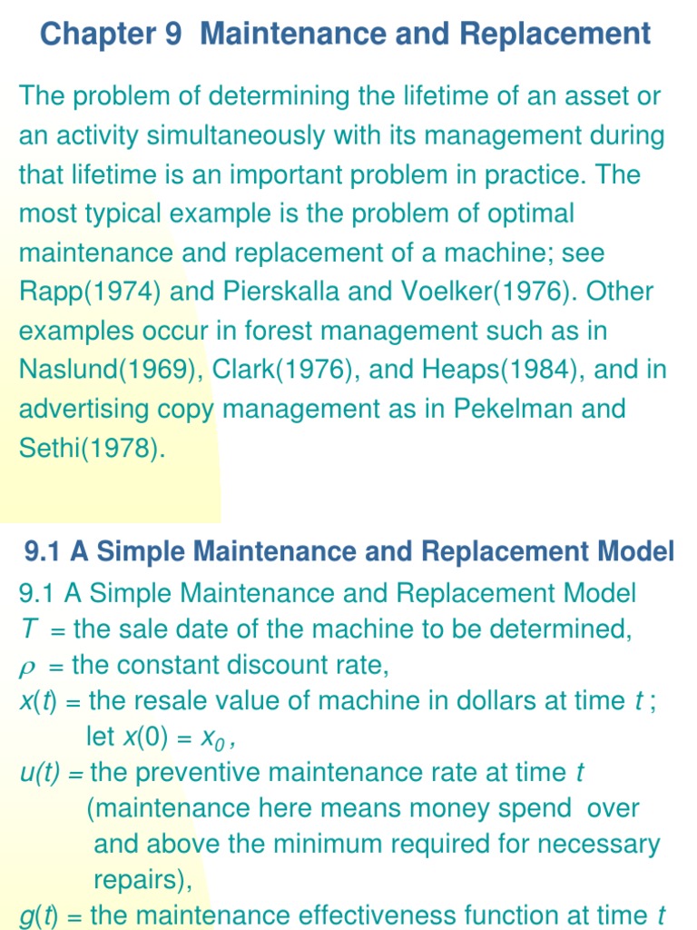 Maintenance & Engineering | PDF